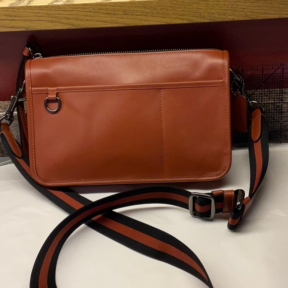 Coach | Bags | Coach C592 Terracotta Leather Crossbody | Poshmark